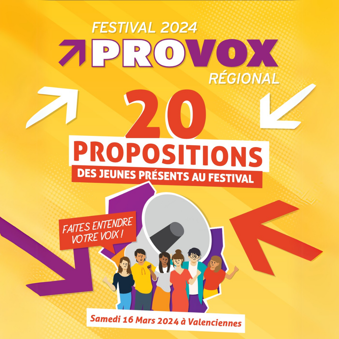Plaquette de propositions PROVOX 2024 – CRAJEP Hauts-de-France